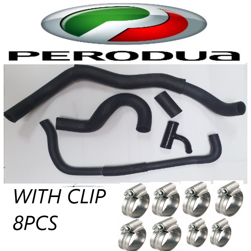 100% Original Perodua Viva 660 850 1.0 D18D Radiator Top & Bottom Hose ...