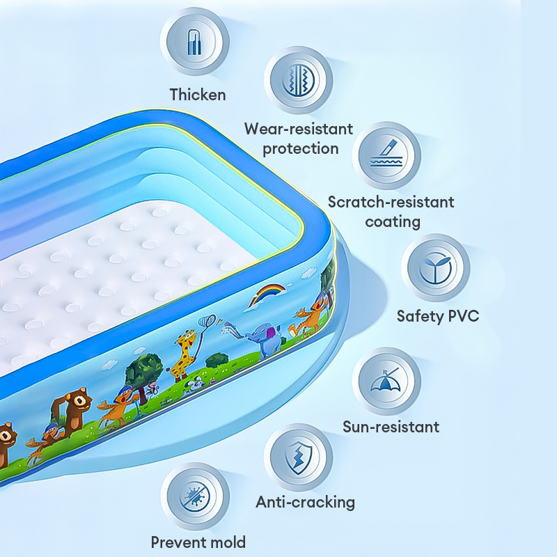 WTHB Outdoor Inflatable Swimming Pool Family Big Size kolam mandi budak ...