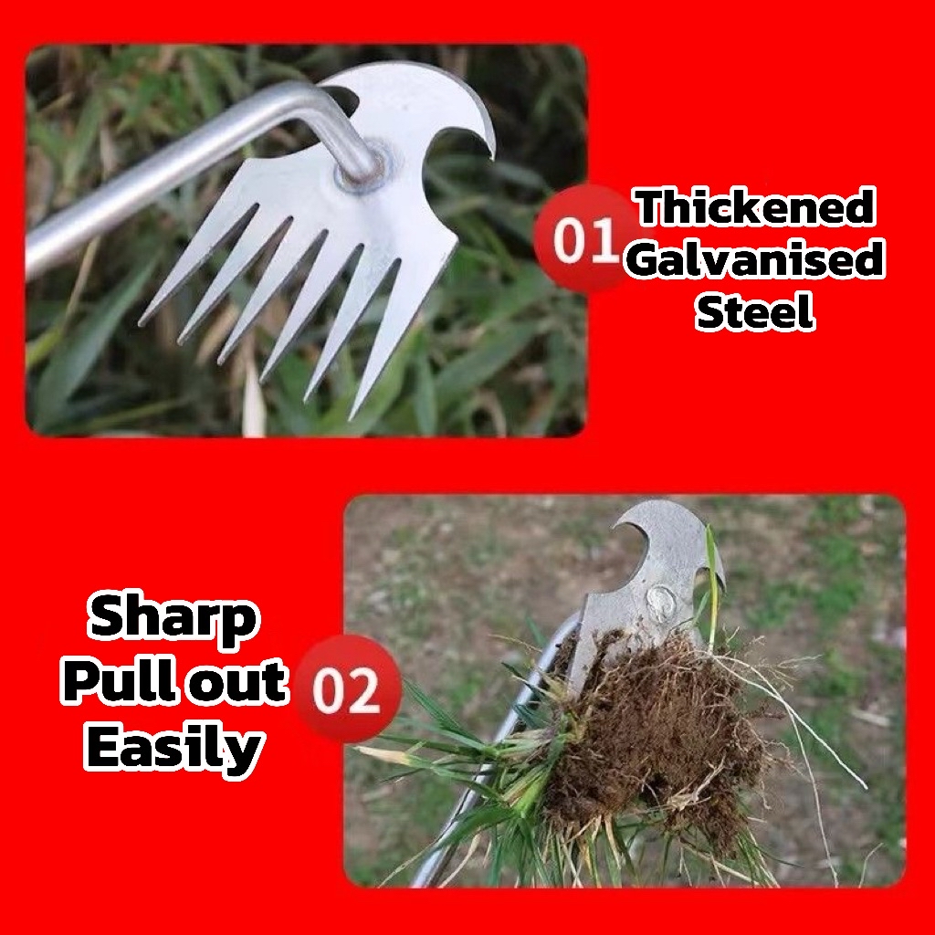 Grass Remover Tool Alat Cabut Rumput Gardening Weeding Cleaner Pencakar ...