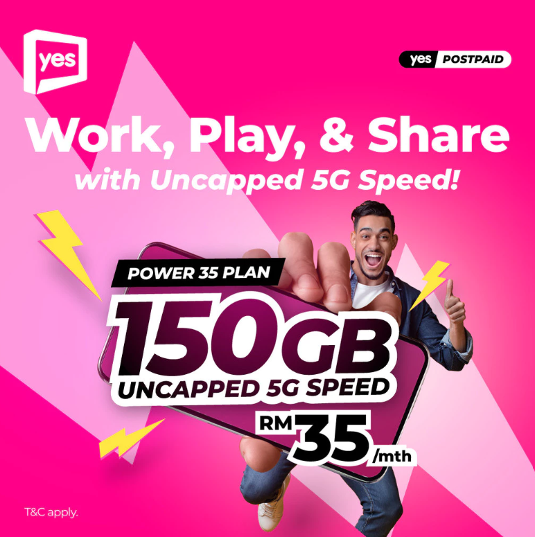 Simkad Prepaid Postpaid YES FT5G | Sim Only | RM20 50GB | RM35 150GB | RM30 Unlimited 4G 5G ...