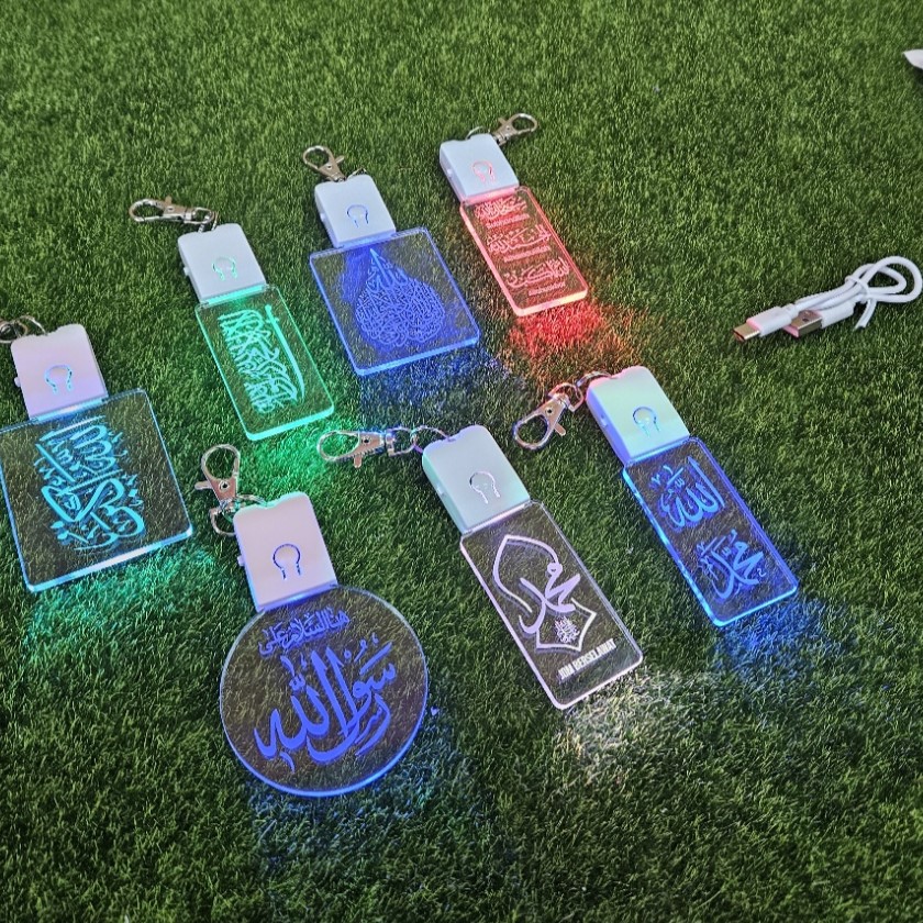 3D LED KEYCHAIN RANTAI KUNCI LED KEYCHAIN LAMPU LED | Shopee Malaysia
