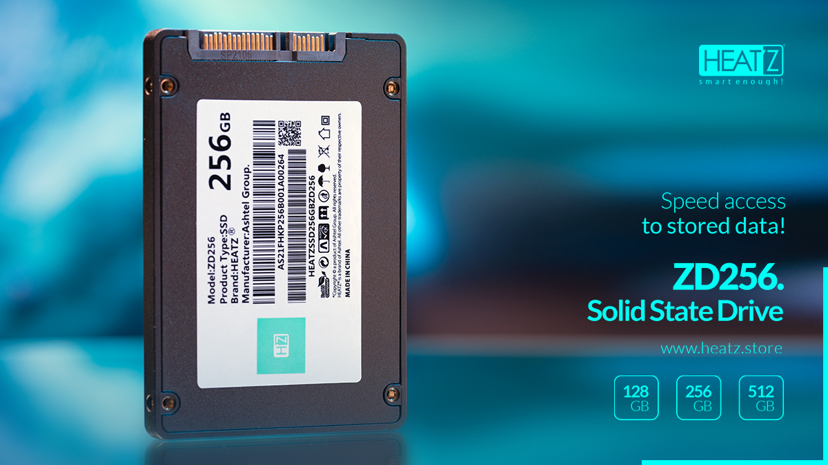HEATZ SSD 2.5 SATA 128GB 256GB 512GB 1TB STORAGE SATA 3 Solid-State ...