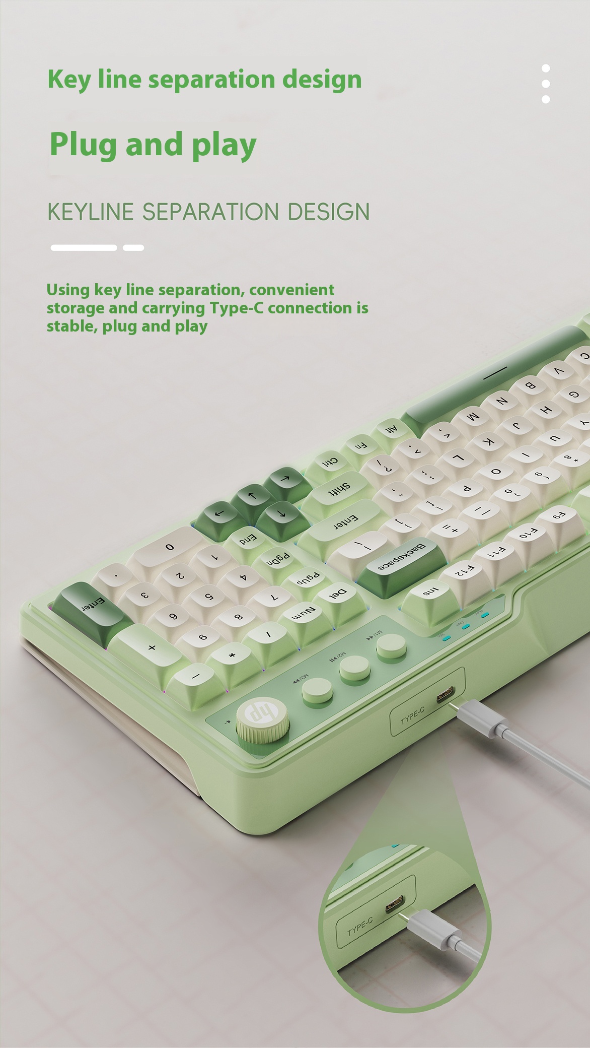 HP K360 Esports Wired RGB Gaming Feeling Mechanical Keyboard Dual Gaming/Office Mode to Switch ...