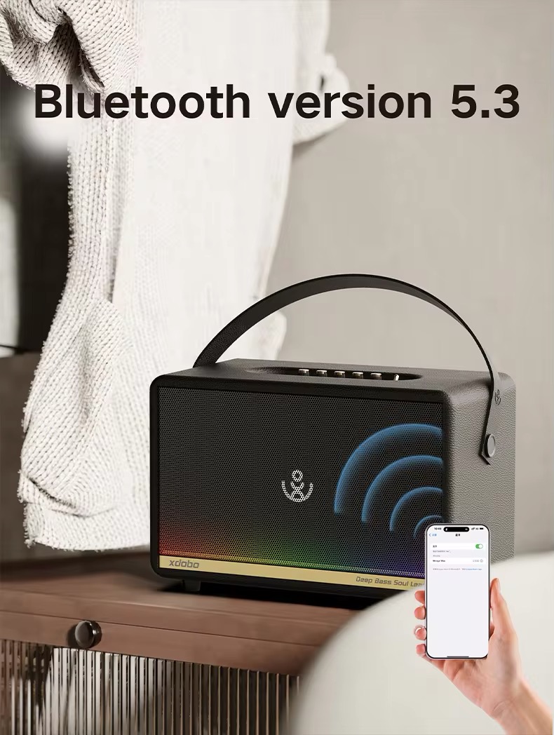 XDOBO Mirage Max 300W Deep Bass Wireless Bluetooth 5.3 Portable Speaker ...