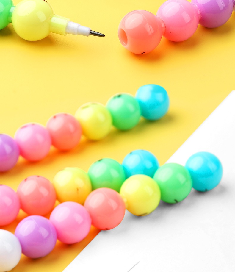Cute 7Colors Emoji Bullet Round Stacking Crayon Pencil Students Non ...