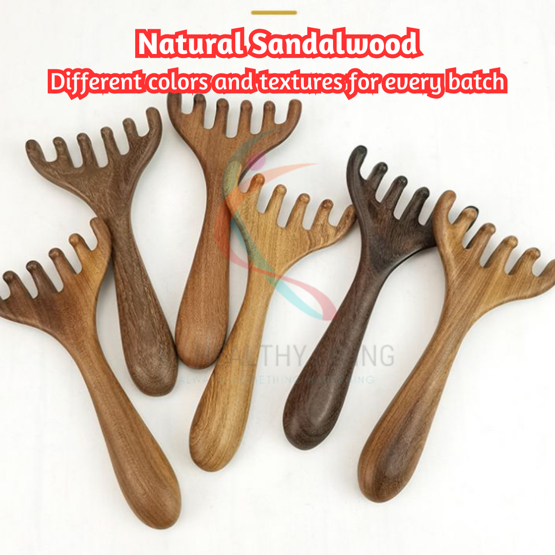 Natural Wood Massage Tool Alat Kayu Urut Badan Acupuncture Traditional ...