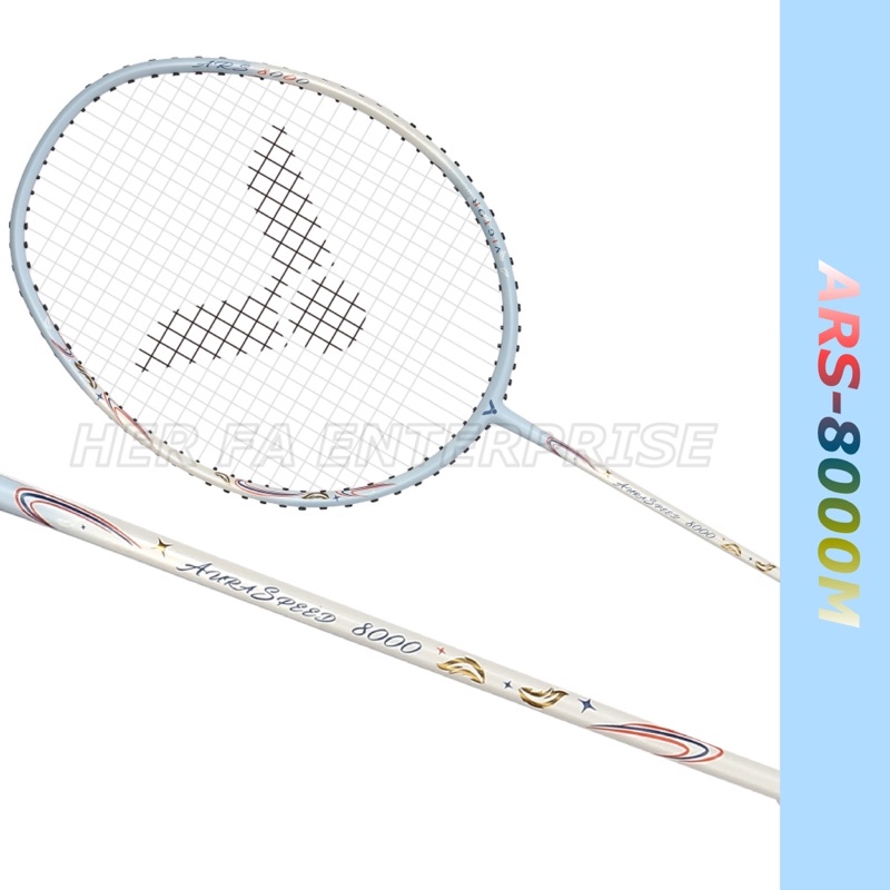 VICTOR Auraspeed 8000 4U & 5U Badminton Racket FREECORE ARS-8000R ARS-8000M ARS-8000A | Shopee ...
