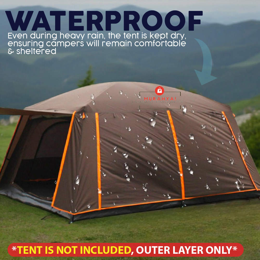 Outer Layer Only Waterproof Outdoor Camping Tent family Tent large ...