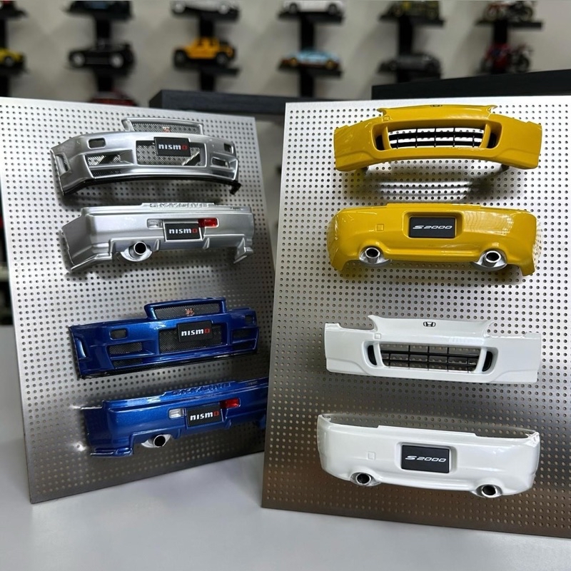 1:18 Scale Bumper Display Frame Honda S2000 Bumper and Nissan R34 ...