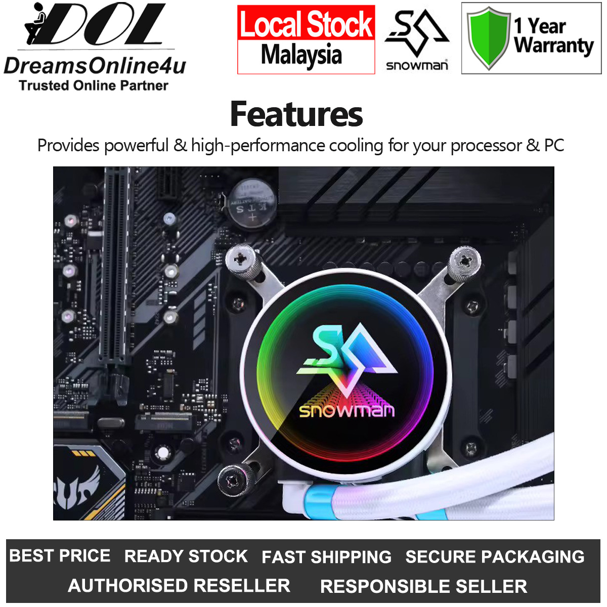 Snowman KS360 High Performance Infinite Mirror 3-Phase Motor Dynamic ...