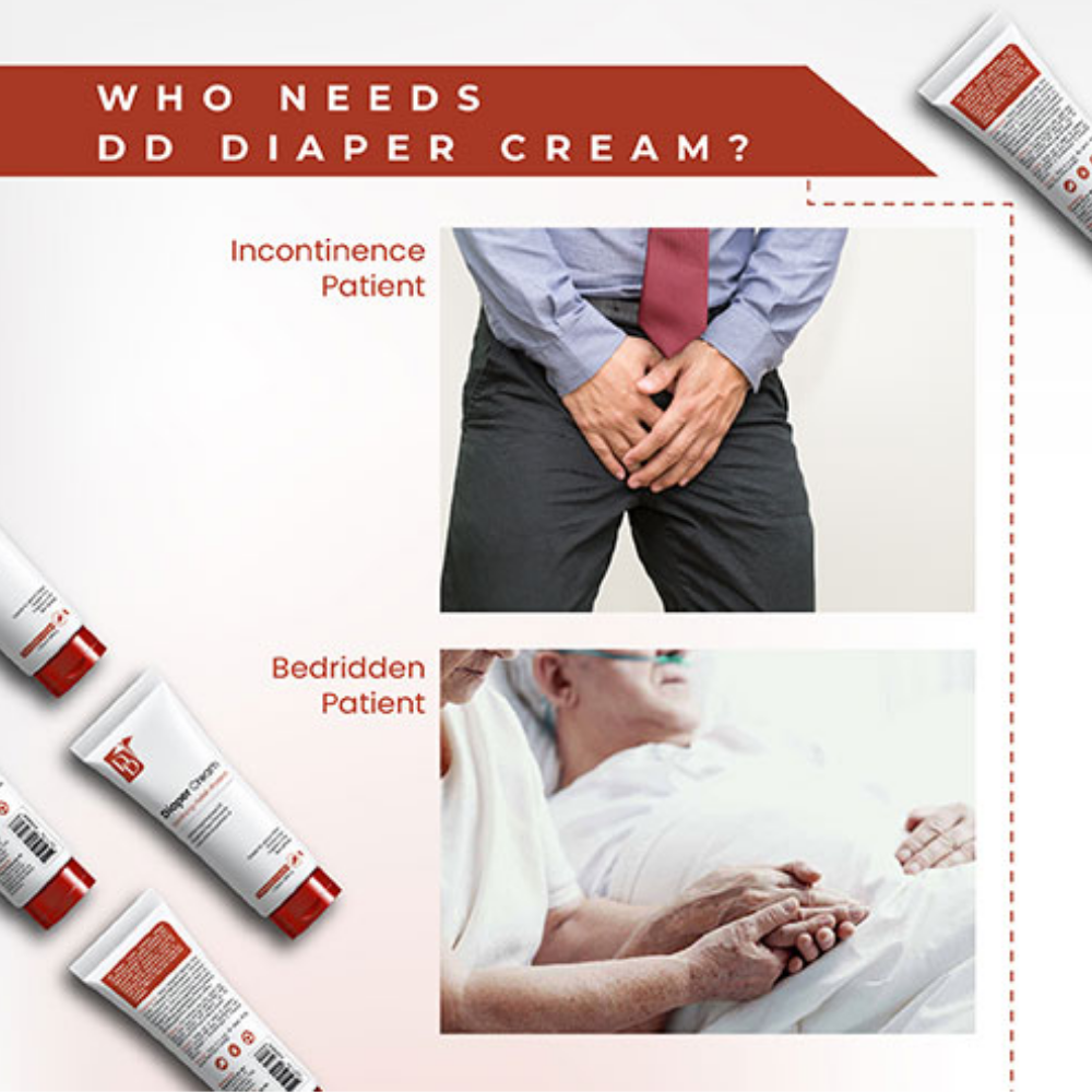 DD Infant & Adult Diaper Cream European Formula, Relieve Skin Rashes ...