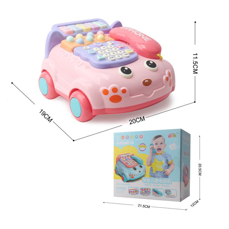 EZYLITTLES Music Phone Car Toys Early Learning Toy Kids Pretend Play ...