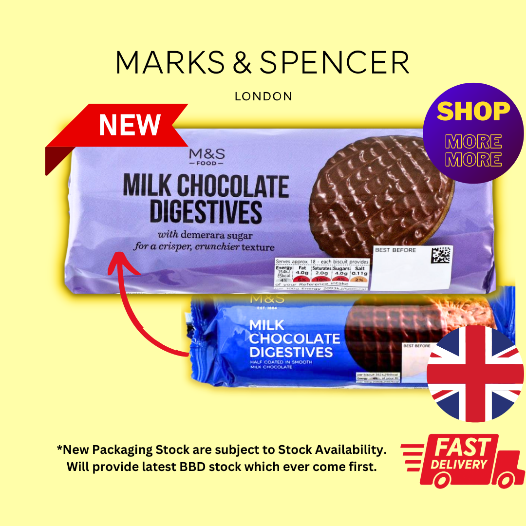 [BBD:8 OCT 2025🔥] M&S 🇬🇧 Marks & Spencer UK BISCUITS: Milk Digestive ...