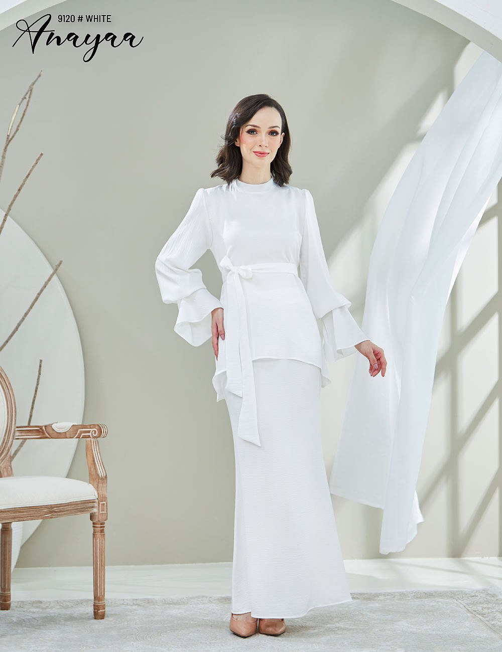 CHIC CHOC Baju Kurung Modern ANAYAA 9120 Dewasa | Shopee Malaysia