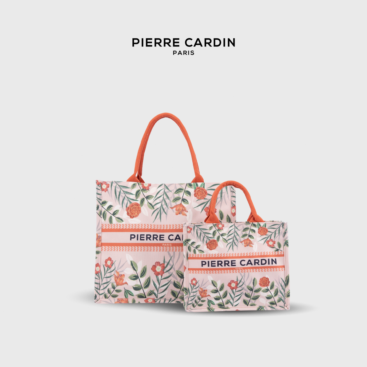 Pierre Cardin Women's Black Floral Canvas Tote Bag | Shopee Malaysia
