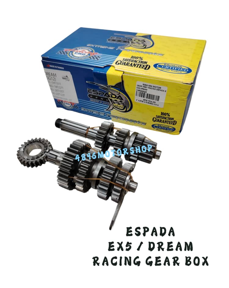 ESPADA RACING GEAR BOX HONDA EX5 DREAM WAVE100 W100 KRISS100 CT100 MR3 MR1 DEMAK EVO Z EX5-CLASS ...