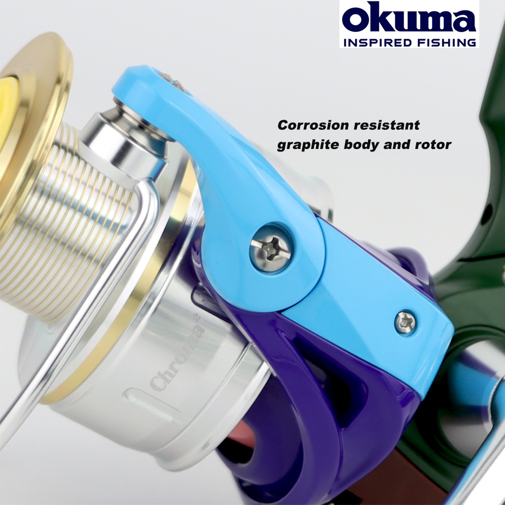 (7kg-9kg Maxdrag) Okuma Chroma 2 Spinning Fishing Reel Saltwater Freshwater Mesin Pancing (6BB ...