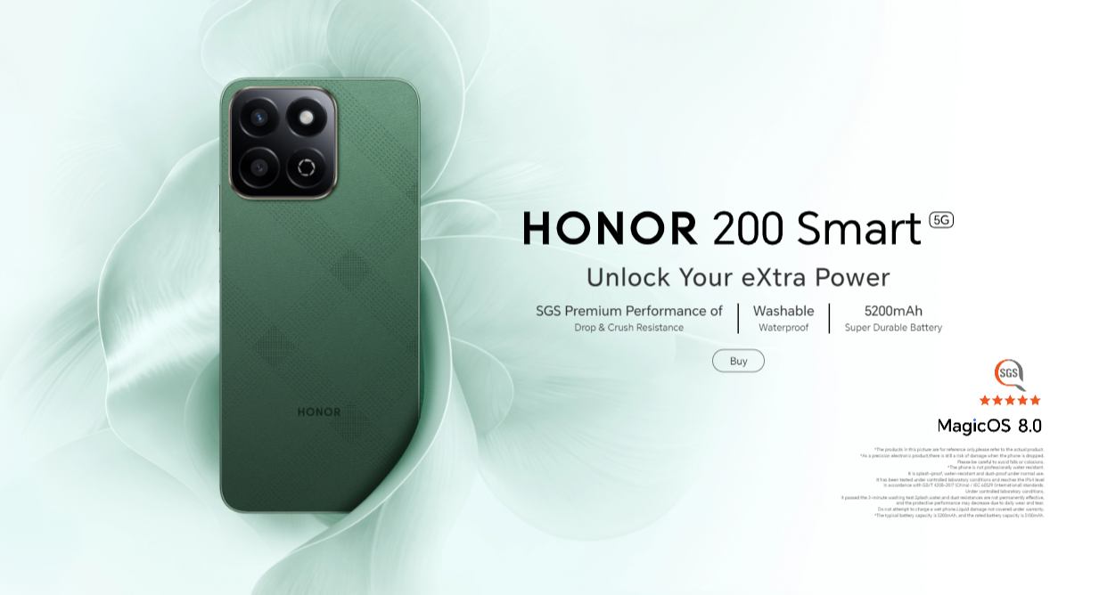 Honor 200 Smart 5G/ALT-NX1 (8GB+256GB) Honor Malaysia Set | Shopee Malaysia