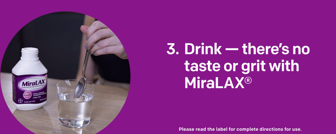 MiraLAX Laxative Powder Constipation Relief | 765g / Sachets 10-PK ...
