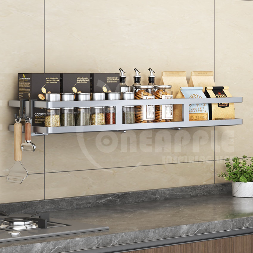 ONEAPPLE.MY 30/40/50cm Wall-Mounted Seasoning Condiment Wall Multi ...