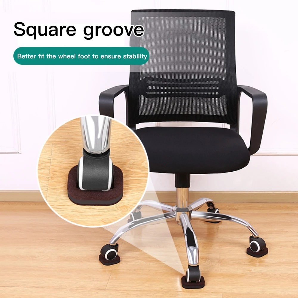 1pcs Office Chair Wheel Stopper Furniture Caster Cups Floor Protector ...