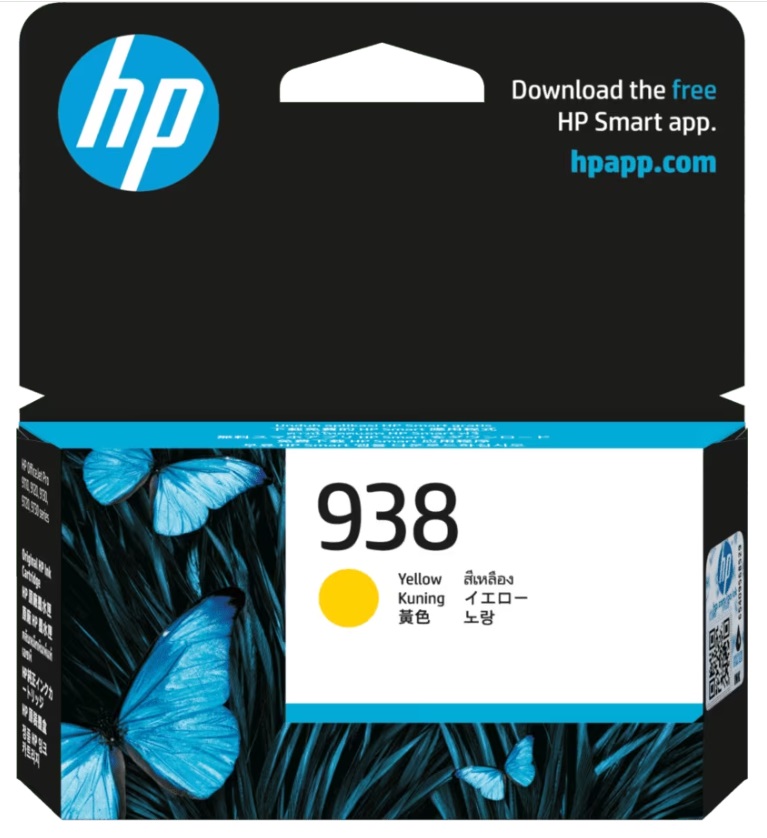 HP 938/hp 938E Ink Cartridge YELLOW | Shopee Malaysia