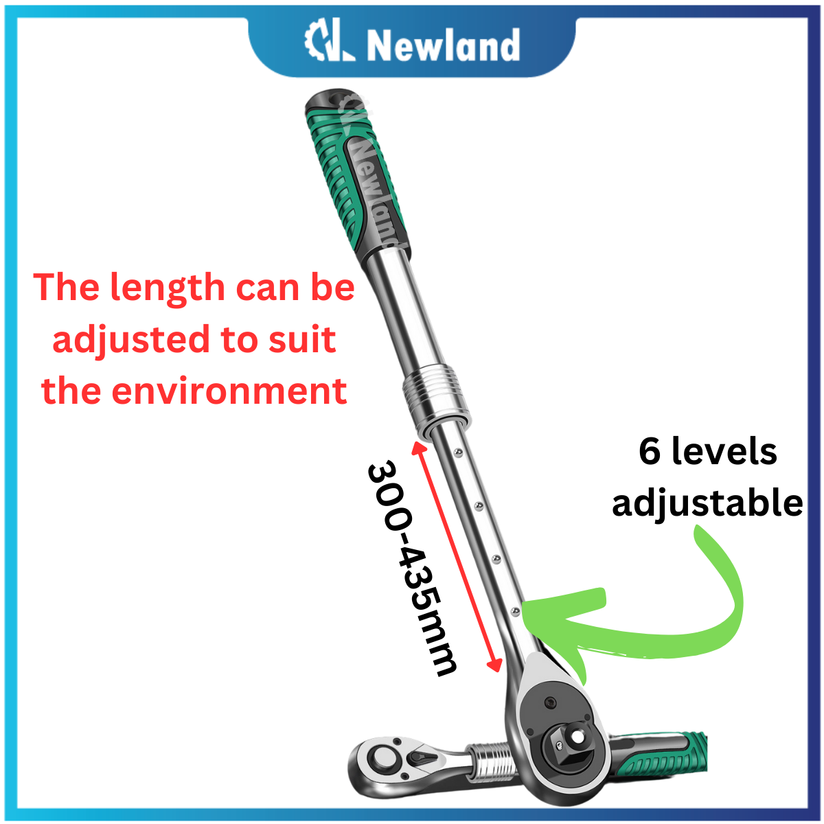 Ratchet Wrench Heavy Duty / Long Ratchet / Extendable Ratchet 1/2 ...