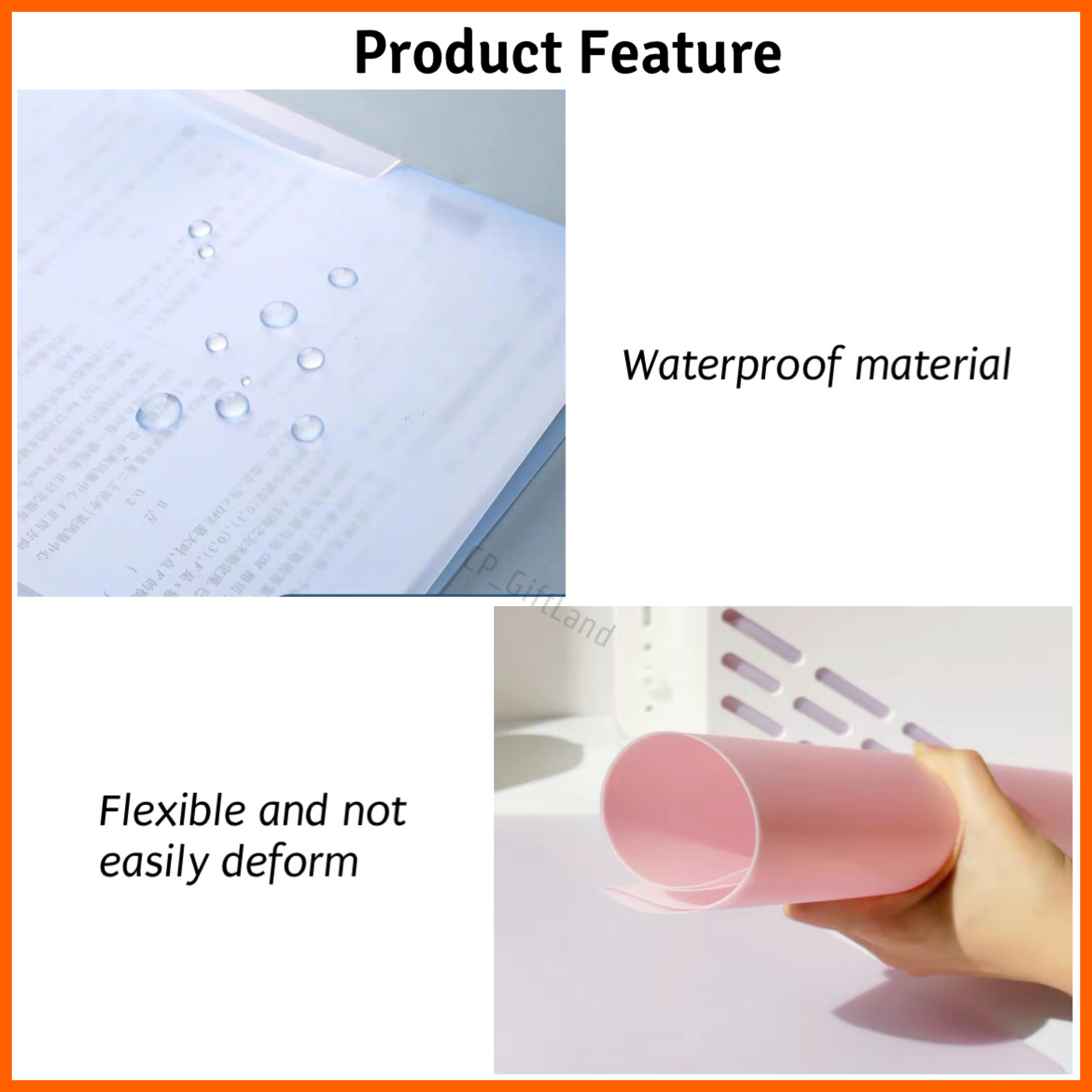 File Folder A4 Waterproof Morandi Side Open Document Organizer File ...