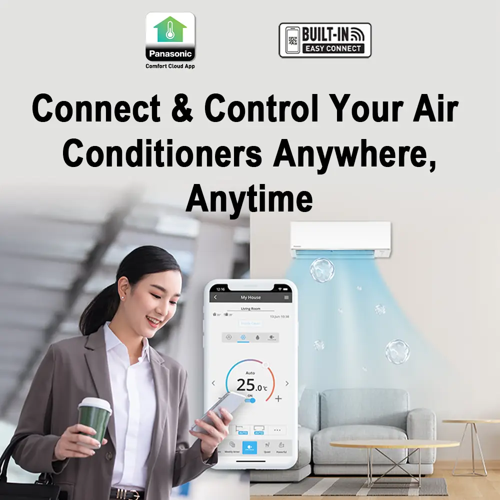 [🆓🚚𝐃𝐄𝐋𝐈𝐕𝐄𝐑𝐘]PANASONIC X-Premium R32 5 Star Inverter Wifi Air ...
