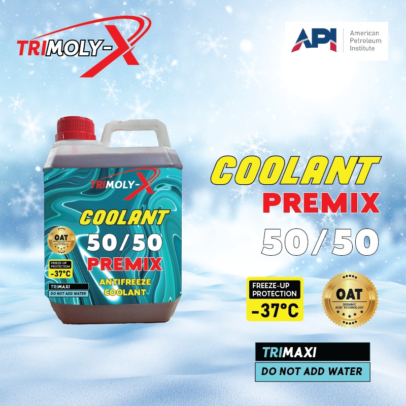 TRIMOLY-X Premixed READY TO USE Long-Life ANTIFREEZE Coolant Radiator ...