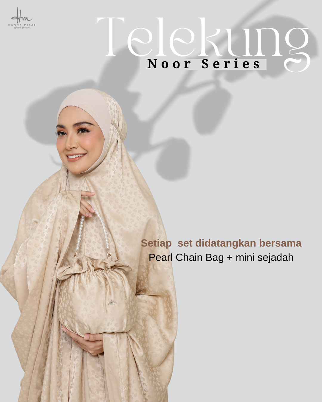 [NEW] Telekung Noor Design Eksklusif Anti Migrain Lembut, Sejuk utk ...