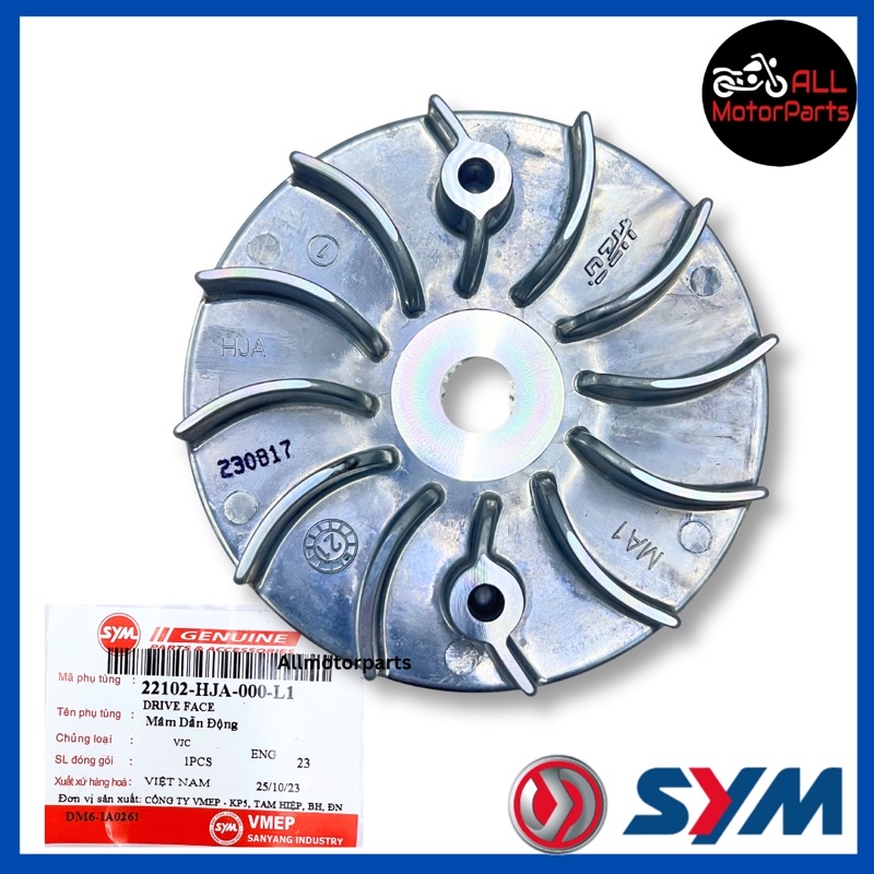 [100% ORI] JETX-150 JET X 150 SE FRONT PULLEY CVT SET WITH FAN PULLEY ...