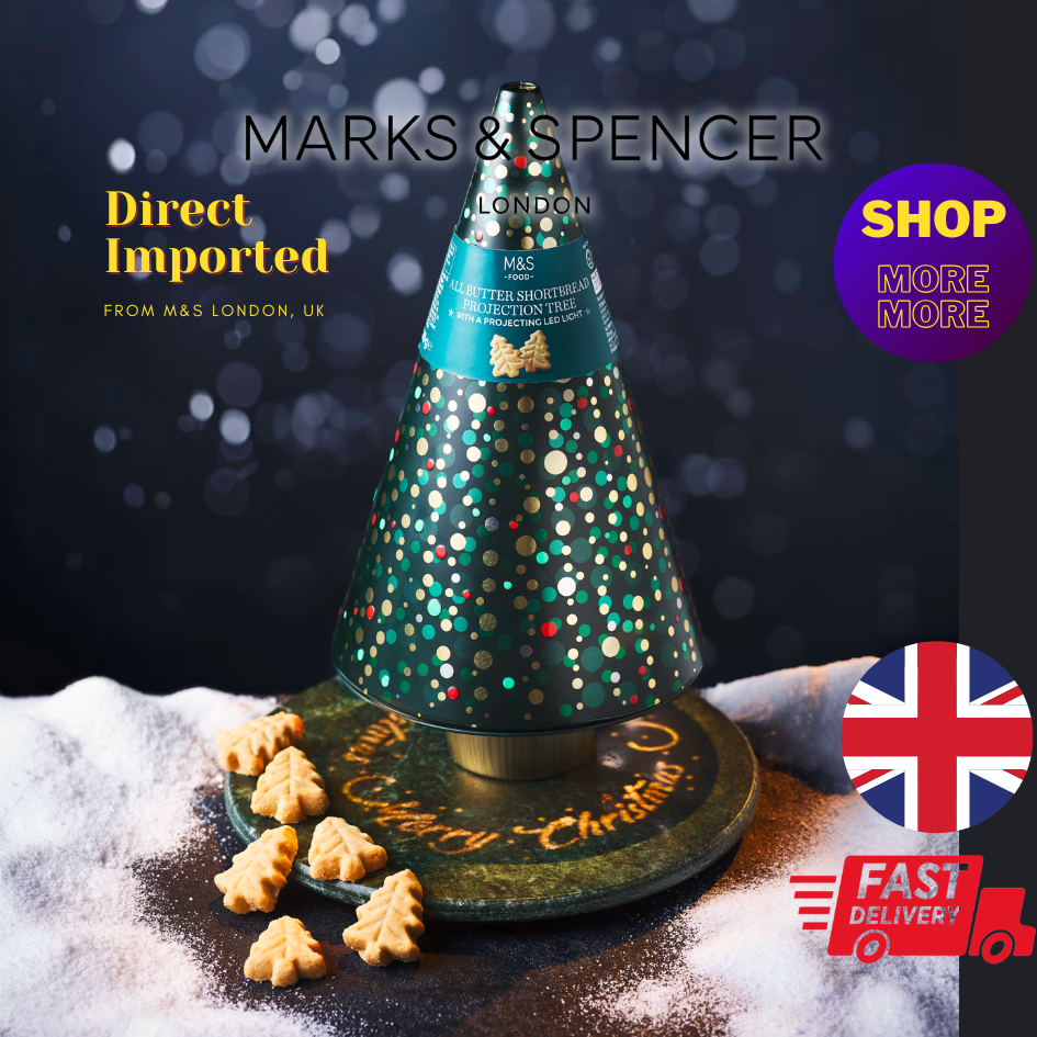 [Christmas Gifts🎁] 🇬🇧 M&S Premium All Butter Shortbread Projection ...