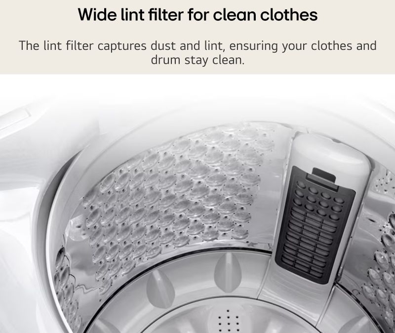 （FREE SHIPPING）LG (15kg) T2515VBTB Top Load Washer with Smart Inverter ...