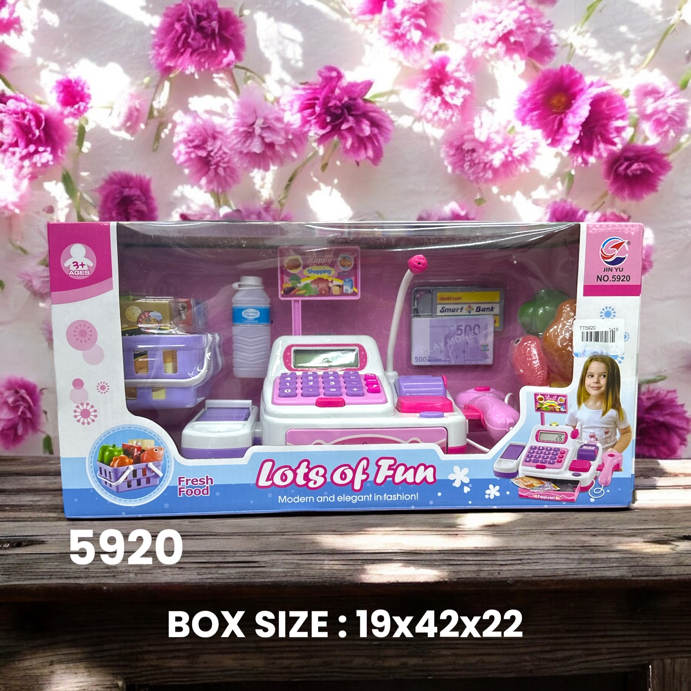 Mainan Mesin Cashier Supermarket + Bunyi Lampu | Set Toy Kedai Runcit ...