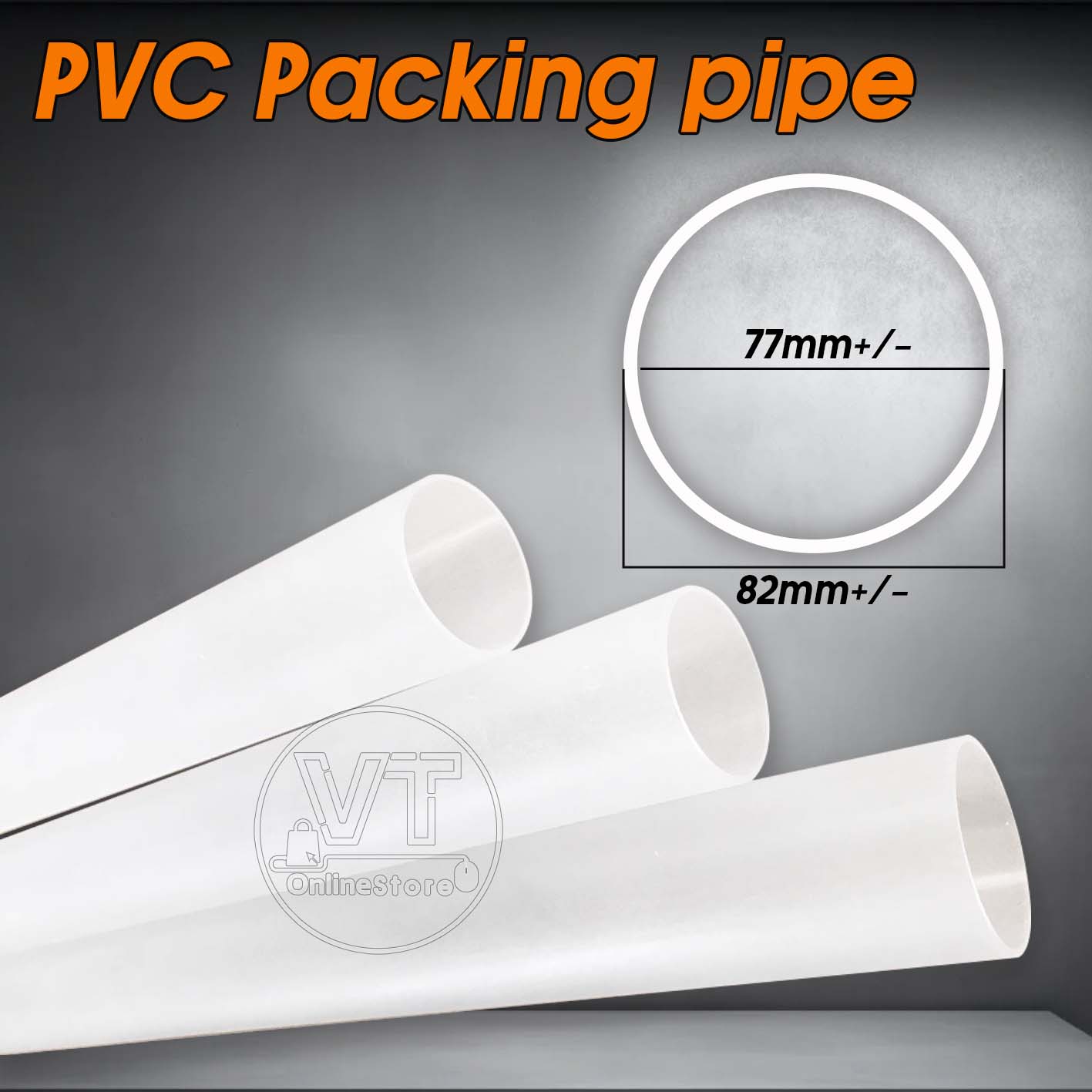 PVC Pipe Packing Pipe 8cm (80mm) | Shopee Malaysia