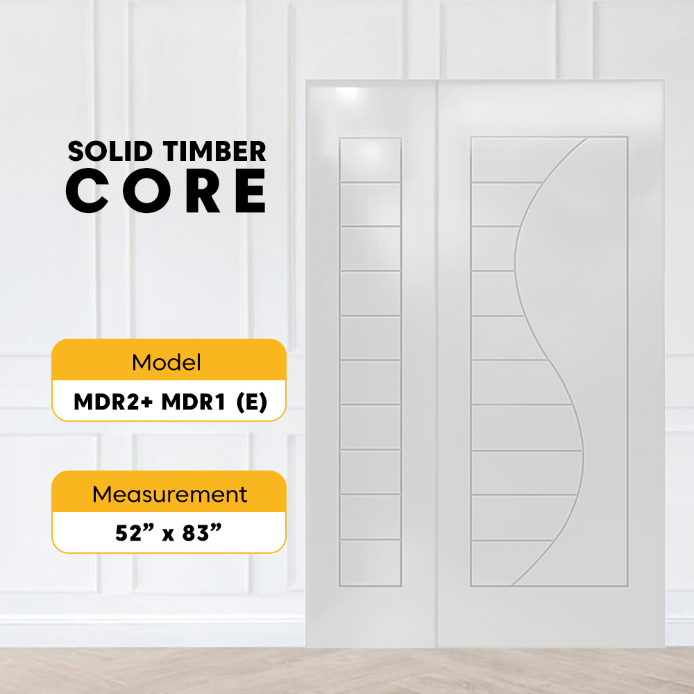 Solid Timer Core Wooden Door Size 52" X 83" (Full HDF Solid Core) Crack ...
