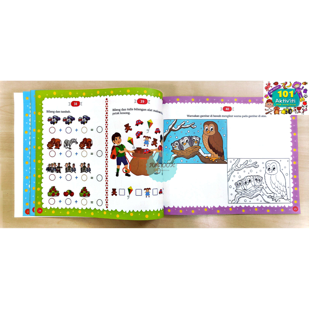 [FUNBOOK] Didik Bestari 101 Aktiviti Bahasa Melayu Untuk Kanak Prasekolah Game Mind To Mind ...
