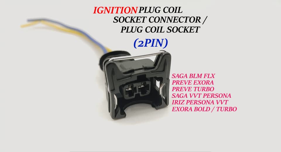 IGNITION PLUG COIL SOCKET CONNECTOR SAGA BLM FLX EXORA BOLD PREVE ...