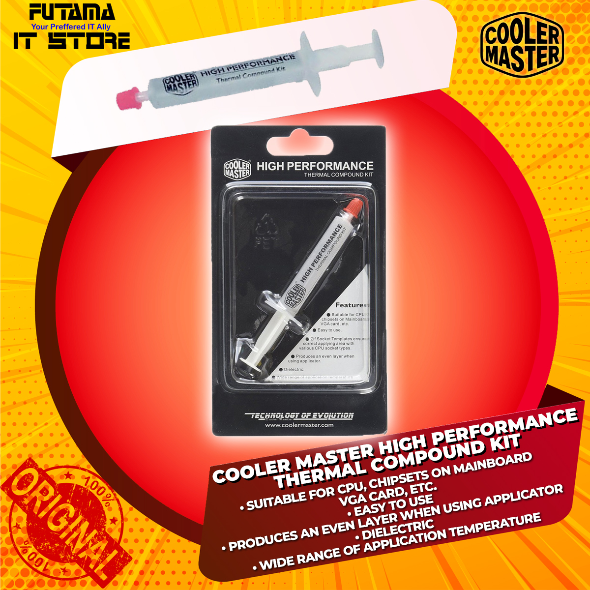 Cooler Master High Performance Thermal Compound Kit | Shopee Malaysia