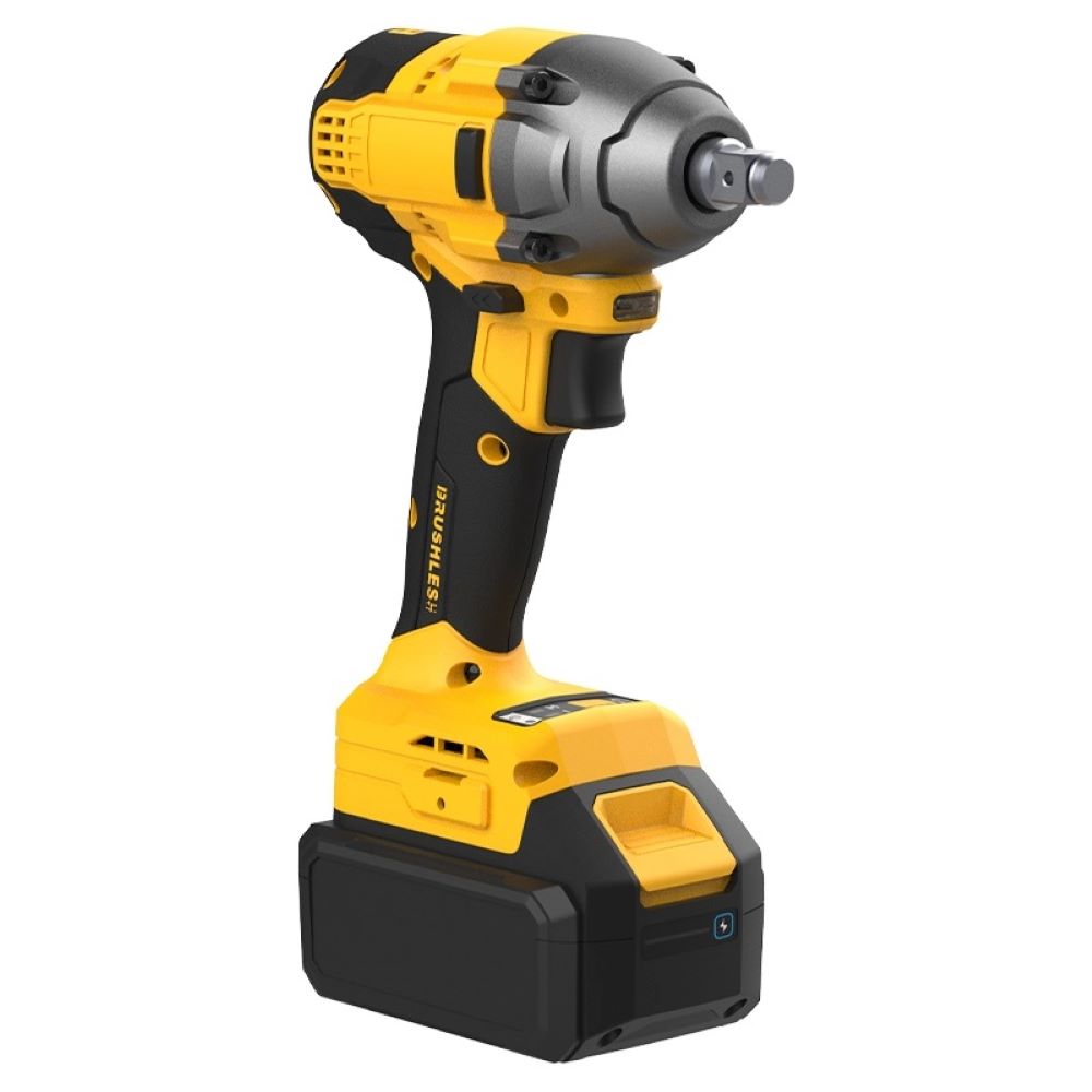DELI Lithium-ion Impact Wrench DC230 20V 320Nm Cordless Brushless Motor ...