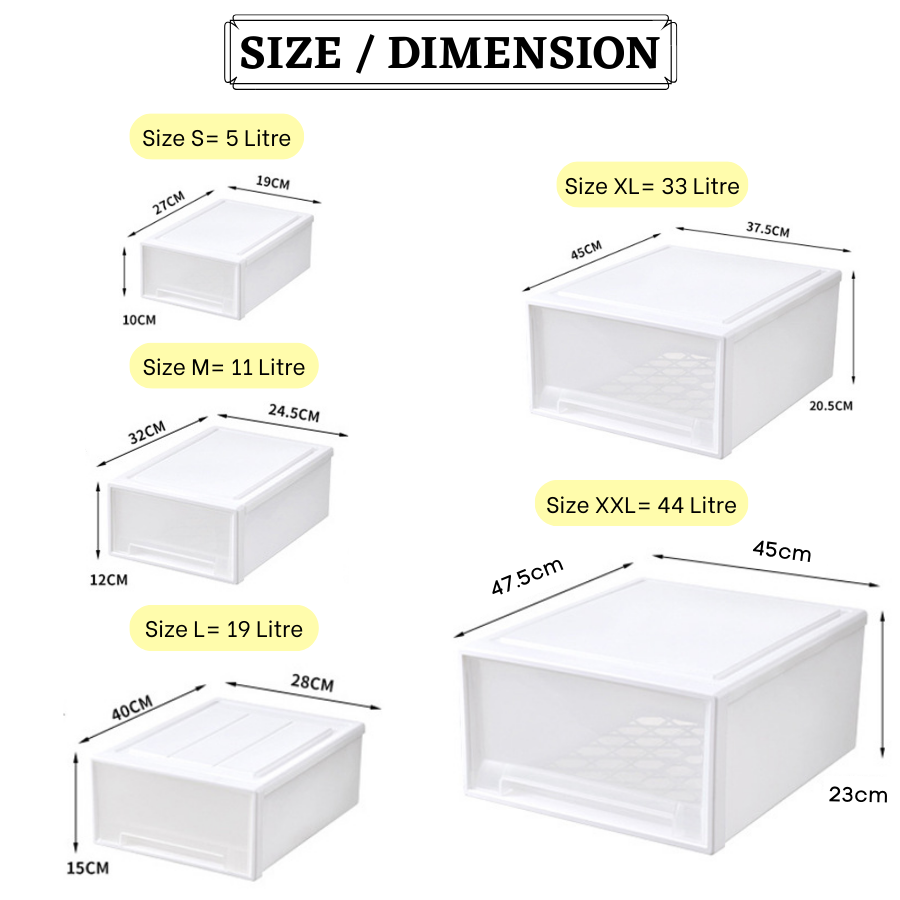 Wardrobe Organizer Home Stackable Clothes Organization Cloth Kotak ...