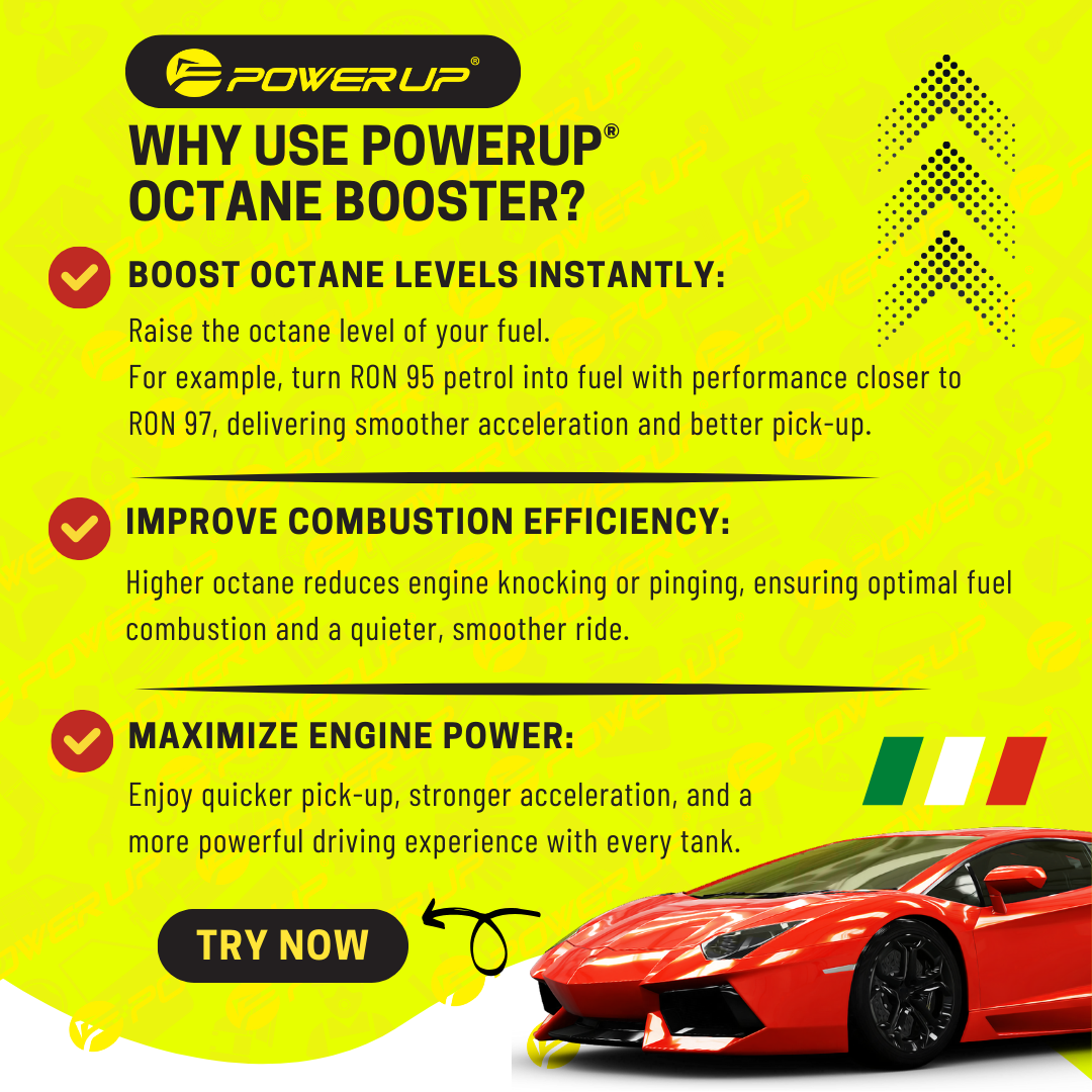 POWERUP® Octane Booster 100ml – Jimat Minyak, Pickup Laju, Boost ...