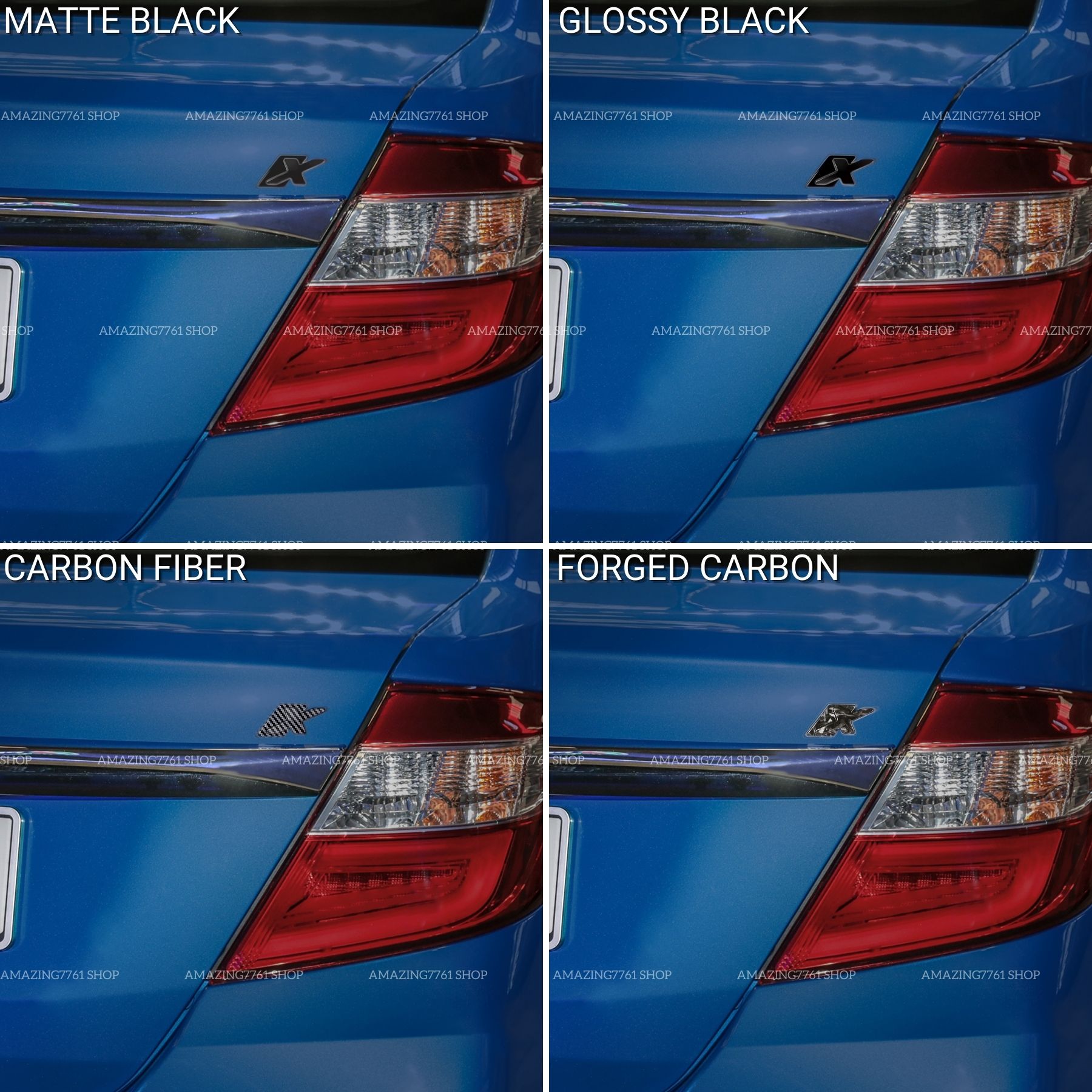AMAZING PERODUA NEW AXIA 2023-2025 CAR X WORD LOGO EMBLEM FRAME COVER ...