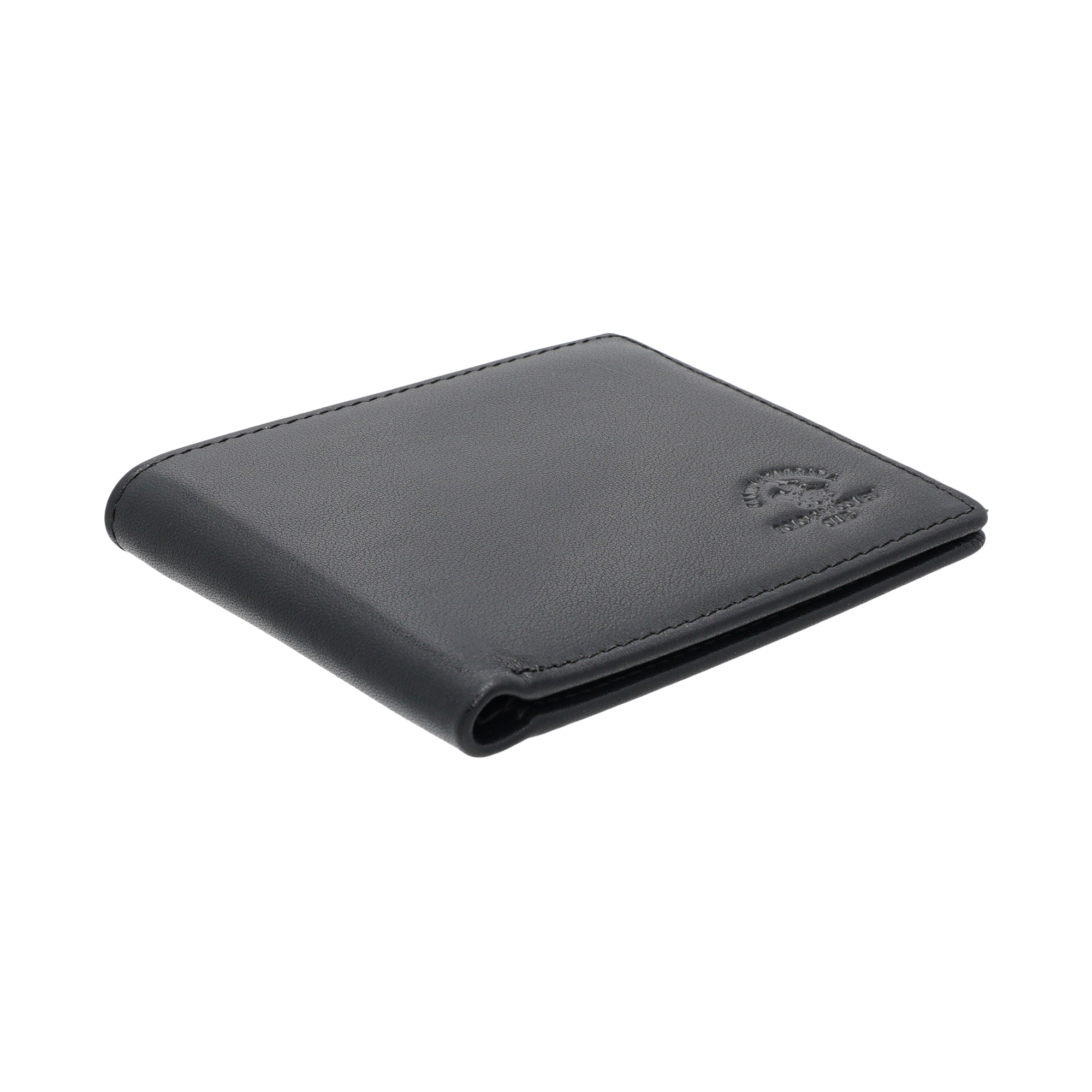 Santa Barbara Polo & Racquet Club Men's Genuine Leather 8 Cards Wallet ...