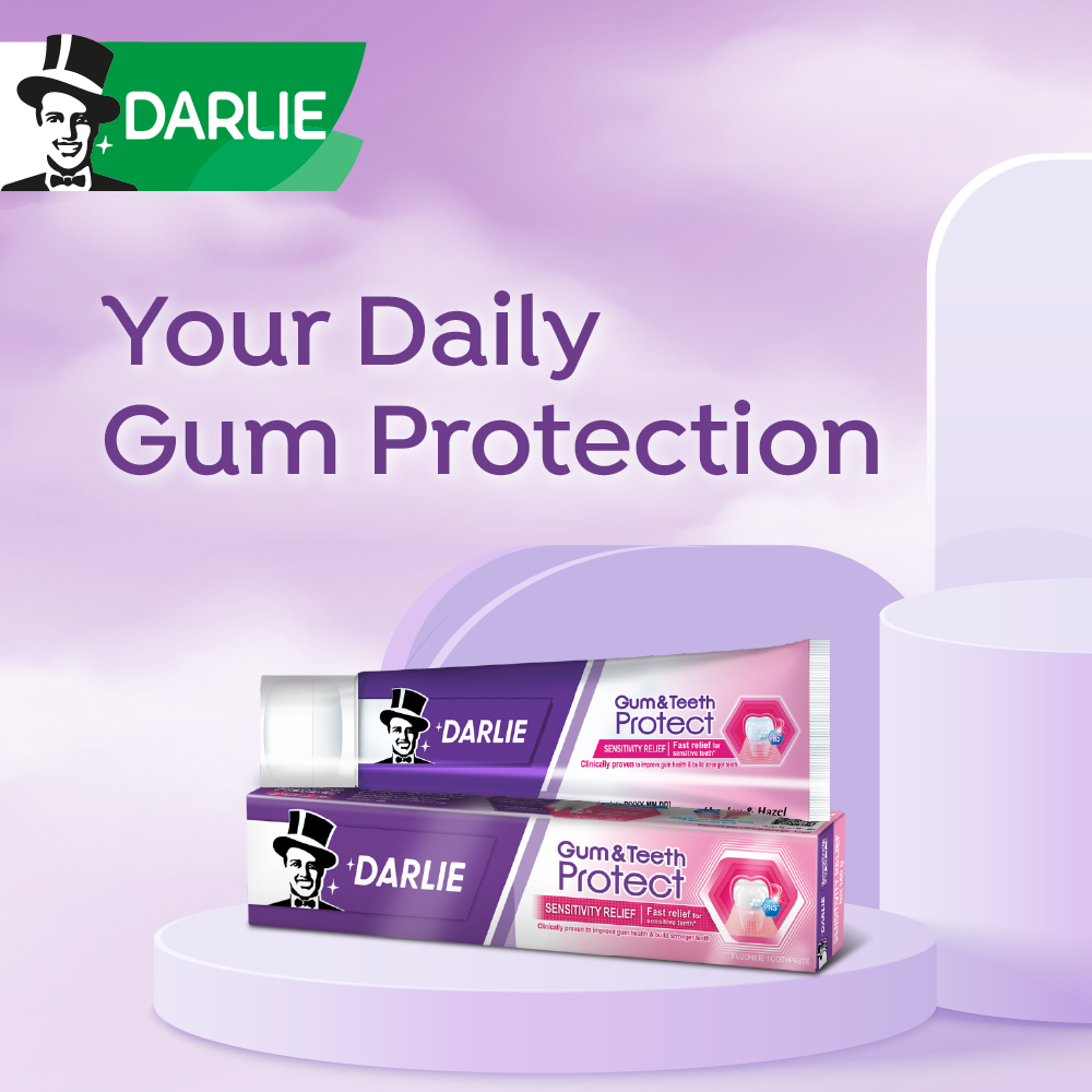 DARLIE Gum & Teeth Protect Sensitivity Relief Toothpaste 140g | Shopee ...