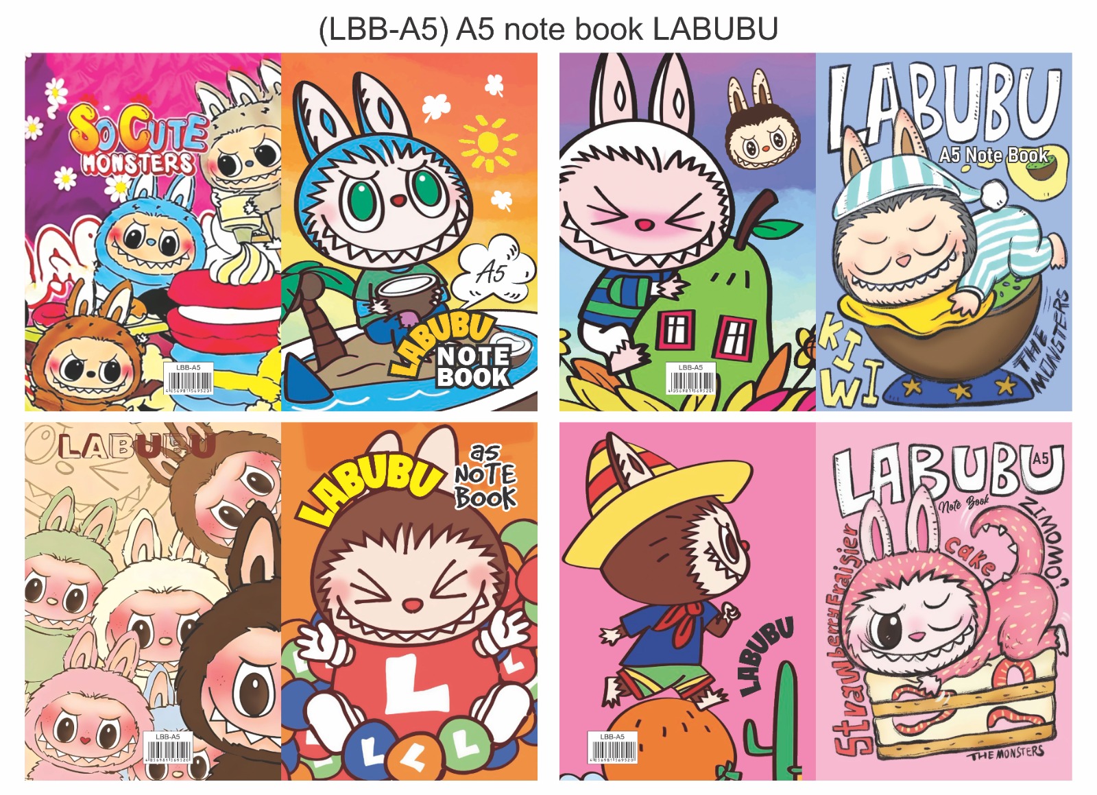LABUBU / TOGETHER FANCY CARTOON NOTE BOOK A5 (NB-A5-545) | Shopee Malaysia