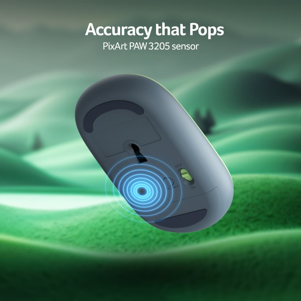 ACER BUBBLE WIRELESS MOUSE AMR100 (CARBON BLACK / BLUE) | 1Y Warranty ...