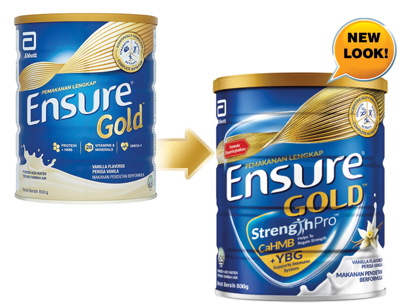 Ensure Gold Vanilla / Wheat / Coffee / Almond (800g) | Shopee Malaysia