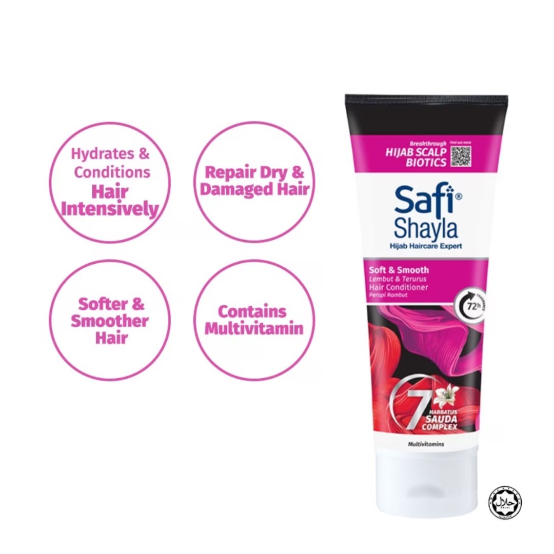 Safi Shayla Hair Conditioner 160g Soft & Smooth Fresh & Shine | Lembut ...